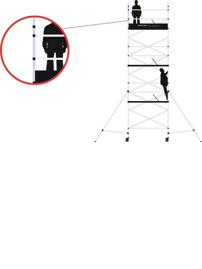 T620-3T 2 Rung Ladder Frame 1450 x 1000mm from Dermot Casey Hire and Sales