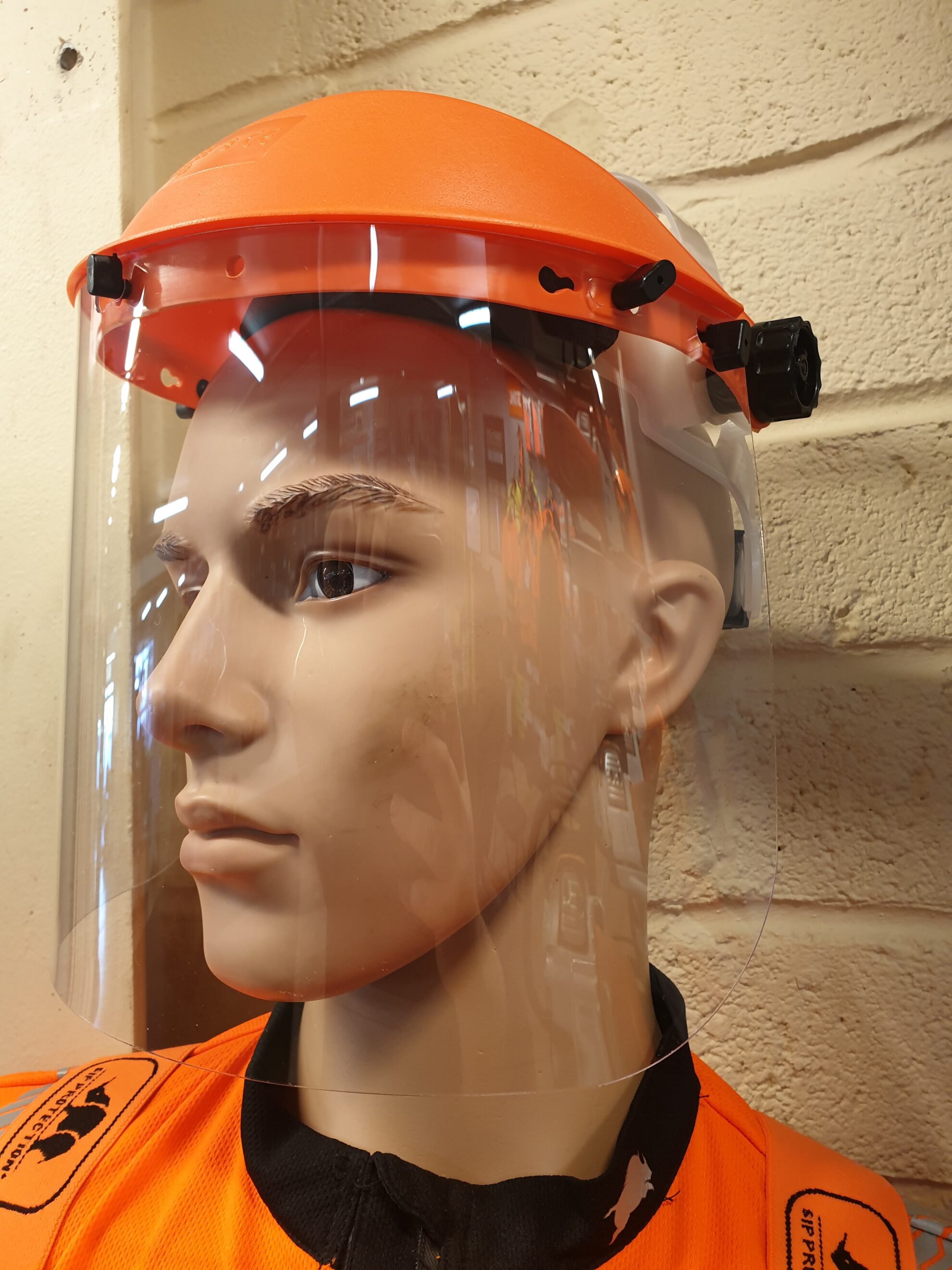 Face Shields clear visor from Dermot Casey Hire and Sales